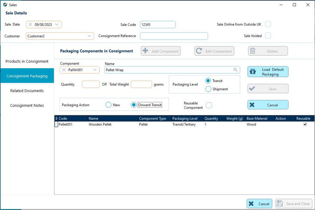 PackTotal EPR Database – Software Package